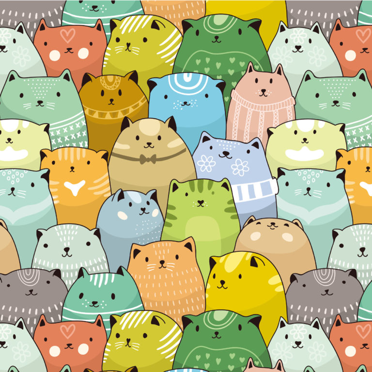 A Collage of Cats - Wirral Art